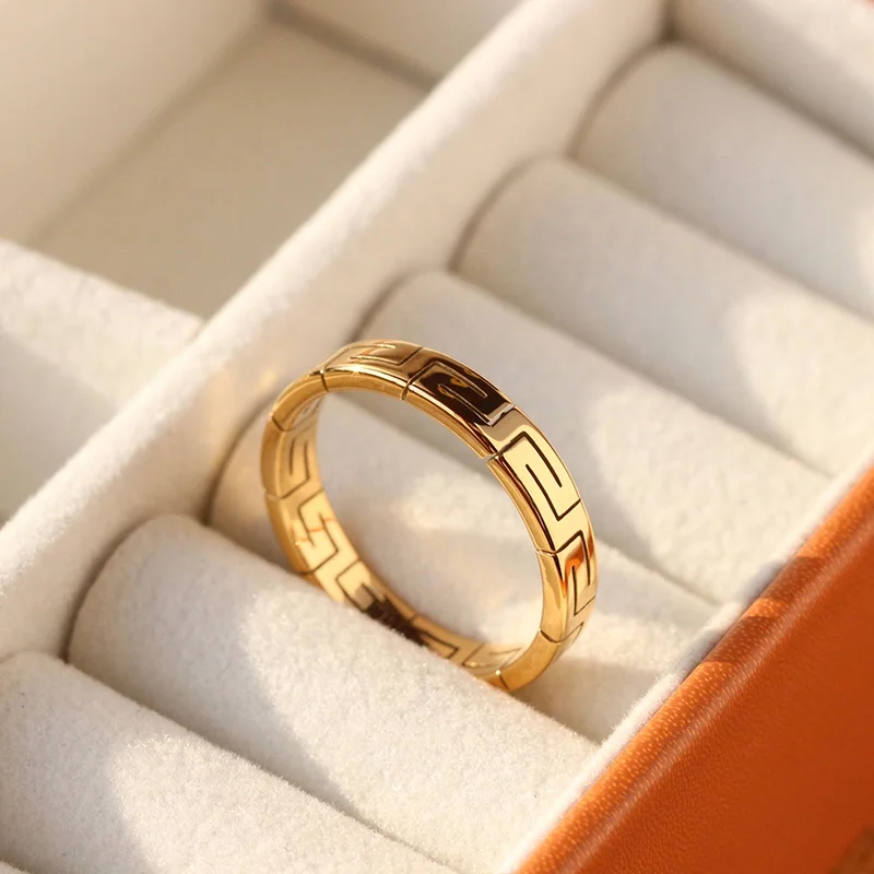 Stackable Rings - Elegant Stainless Steel Jewelry