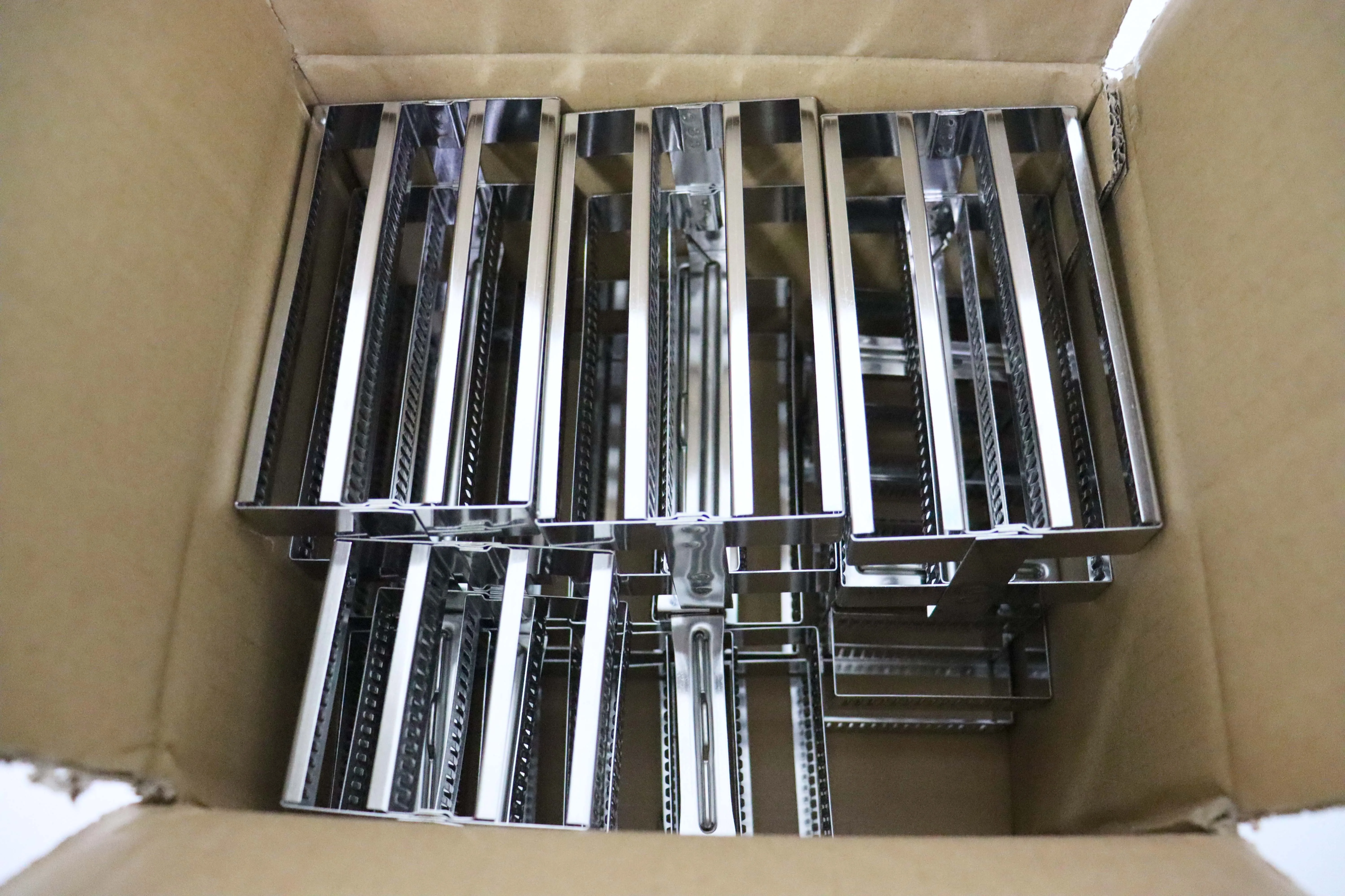 Stainless Steel Microscope Slide Staining Jars - Lab Use