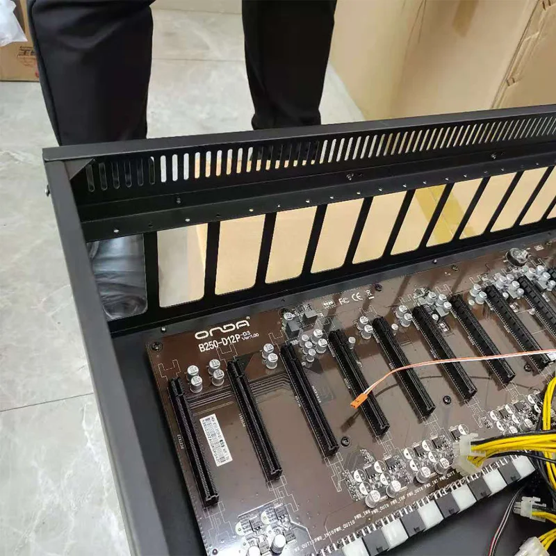 12 GPU Case - Gpu System Server with B250 D12P Motherboard