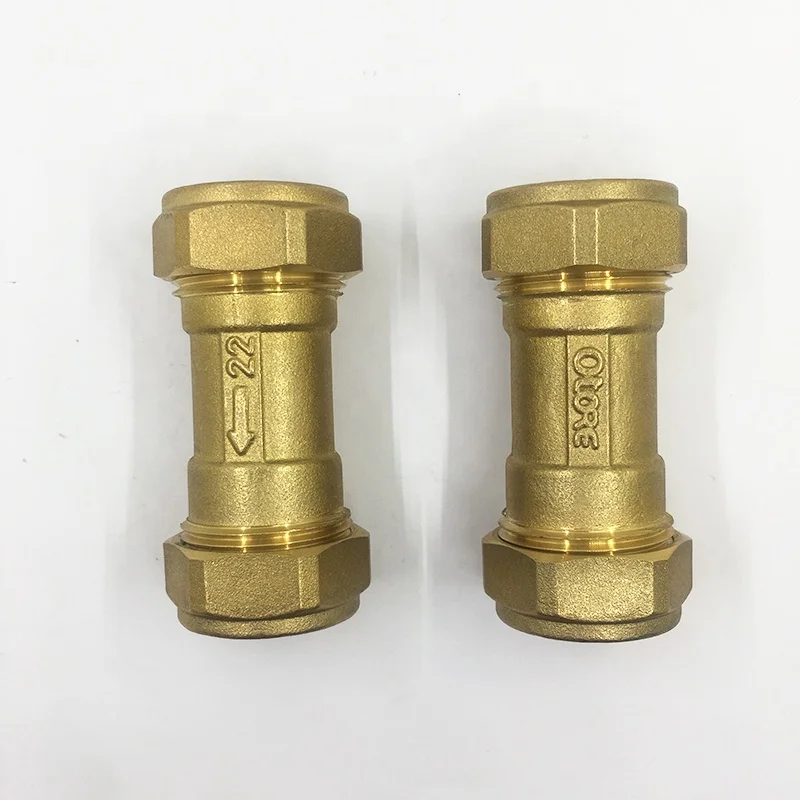 China Brass Compression Fitting Non Return Single Check Valve - Buy ...