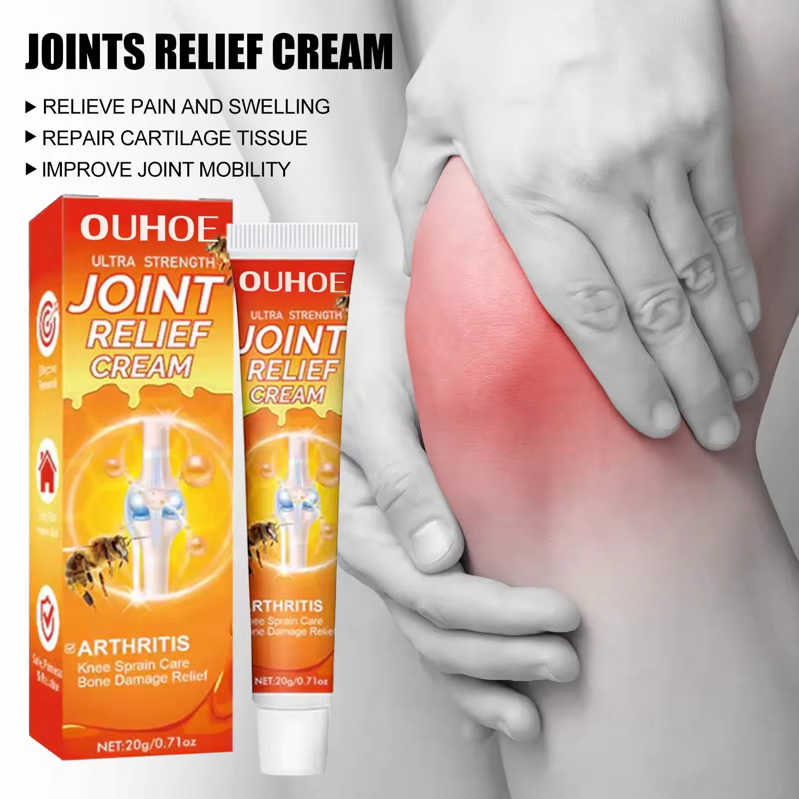 Synovial Meniscus Pain Soothing Cream Effusion Knee Joint Shoulder Neck ...