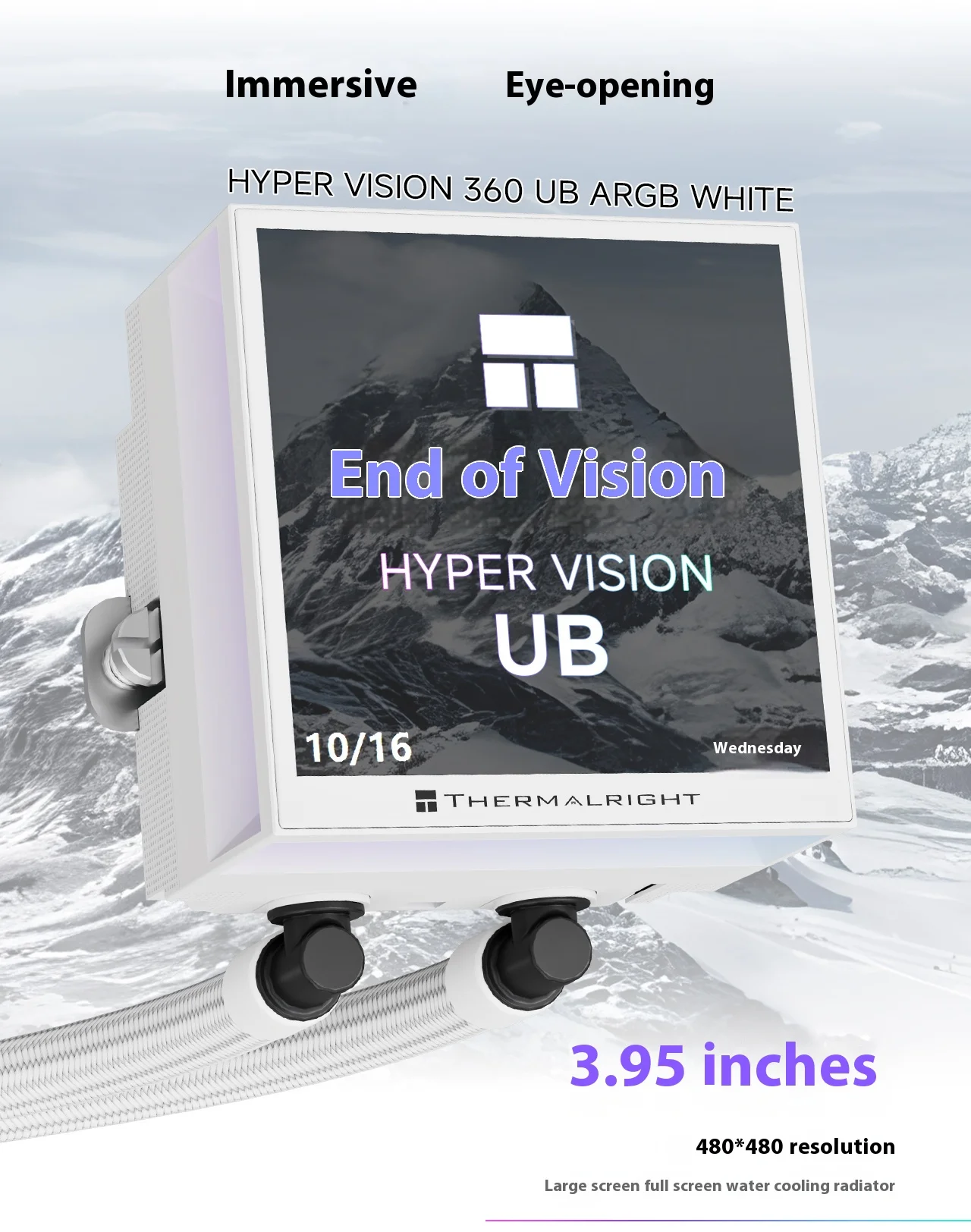 Thermalright Hyper Vision 360 UB ARGB WHITE CPU Cooling