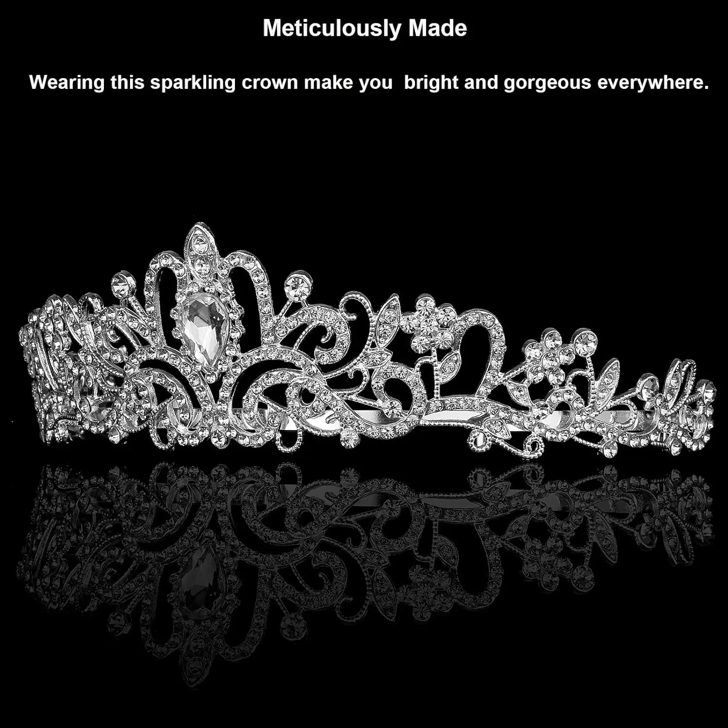 Tiara Crowns for Women - Princess Headbands with Crystals