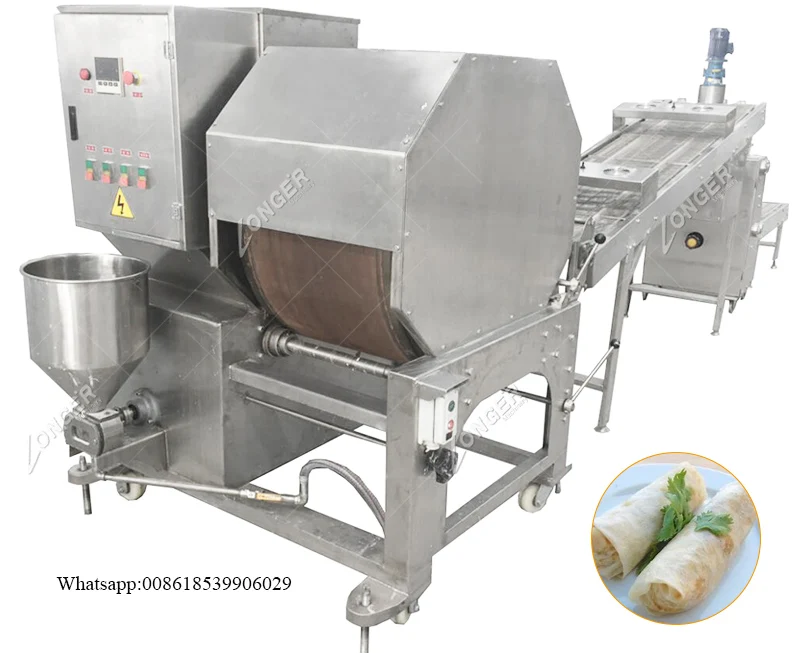 Automatic Spring Roll Wrapper Machine - Efficient & Durable