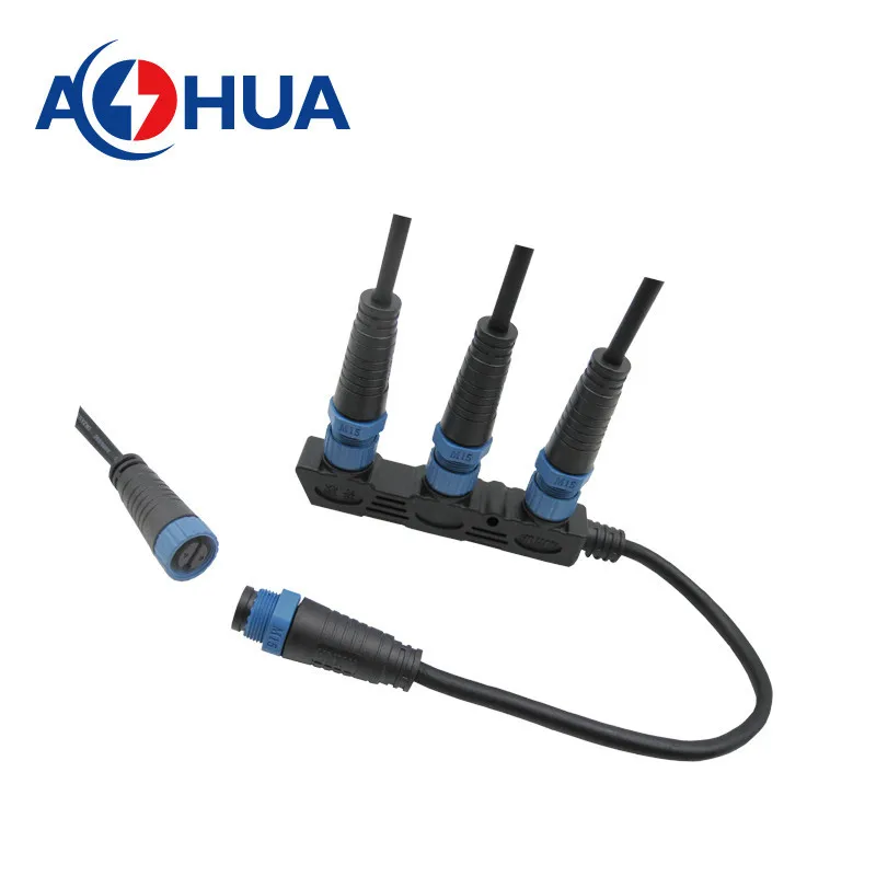 Aohua 2pin Waterproof 12v Led Street Light Connector, Ip67, Oem