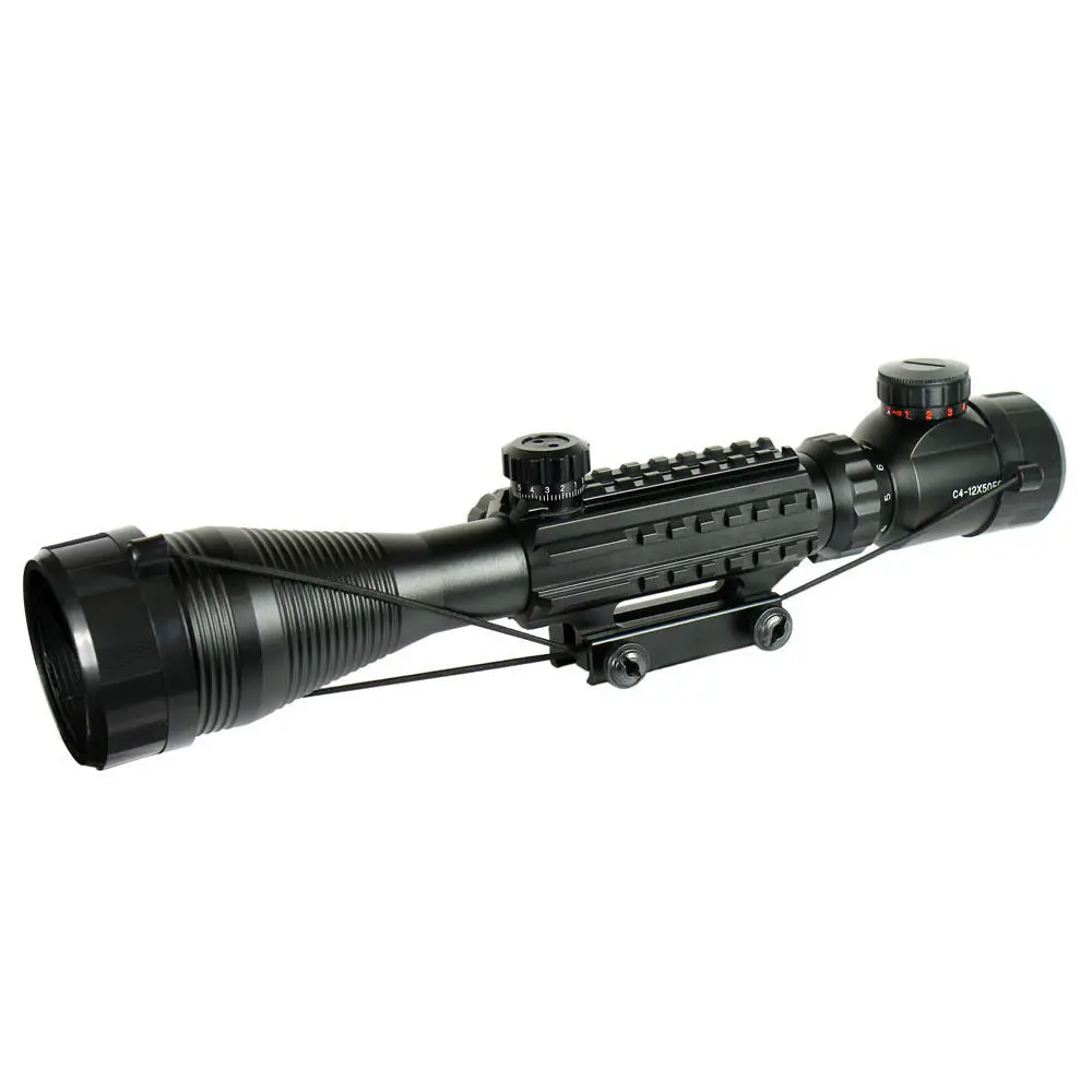 4-12x50eg Military Equipment Air Riffle Gun Hunting Sniper Scope Sights ...