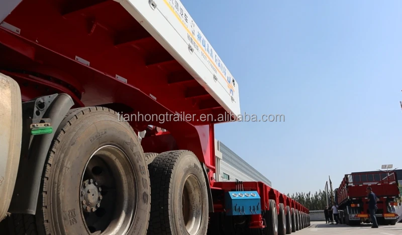 7axis Multi-axle Hydraulic Steering Truck Load 180T Module Truck ...