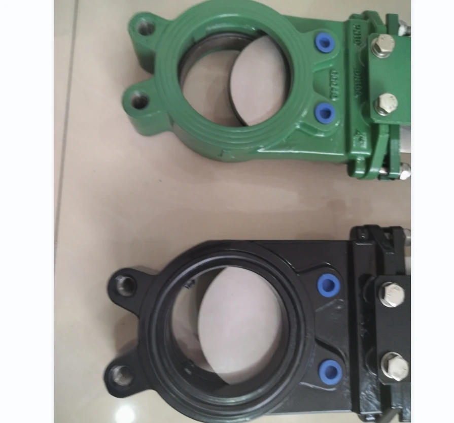 Pneumatic Cast Steel Knife Gate Valve Electronically Controlled ...