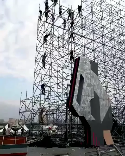 Layer Scaffolding And Quickly Layer Truss System Made Of Steel Truss ...