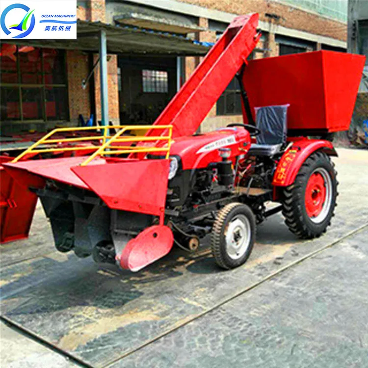 Sweet Corn Silage Mini Combine Corn Harvester - Highly Productive 2-Row ...