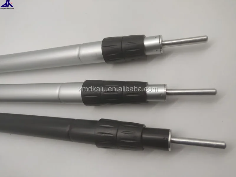 Customized flexible twist lock aluminum telescopic tent Pole adjustable ...