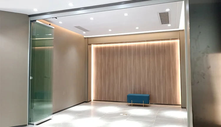 Frameless Glass Curtain Folding Window System Balcony Glass Curtain ...