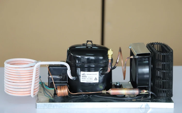 Portable Cooling System Refrigeration Gas Cooler Compressor Copper Tube ...