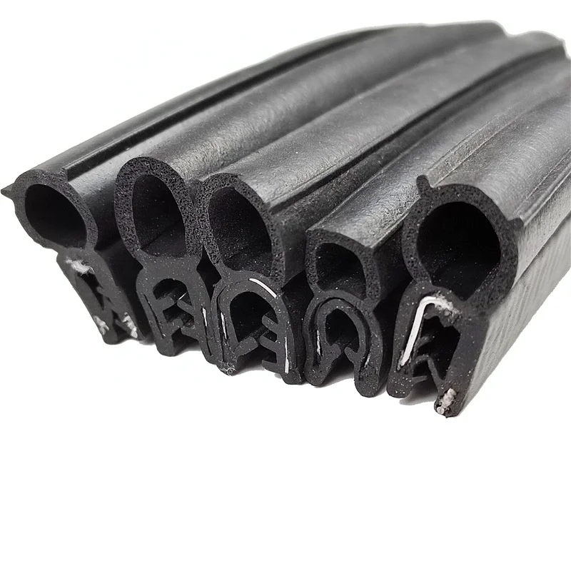 Epdm U-type Compound Rubber Skeleton Sealing Strip Rubber Seal - Buy ...