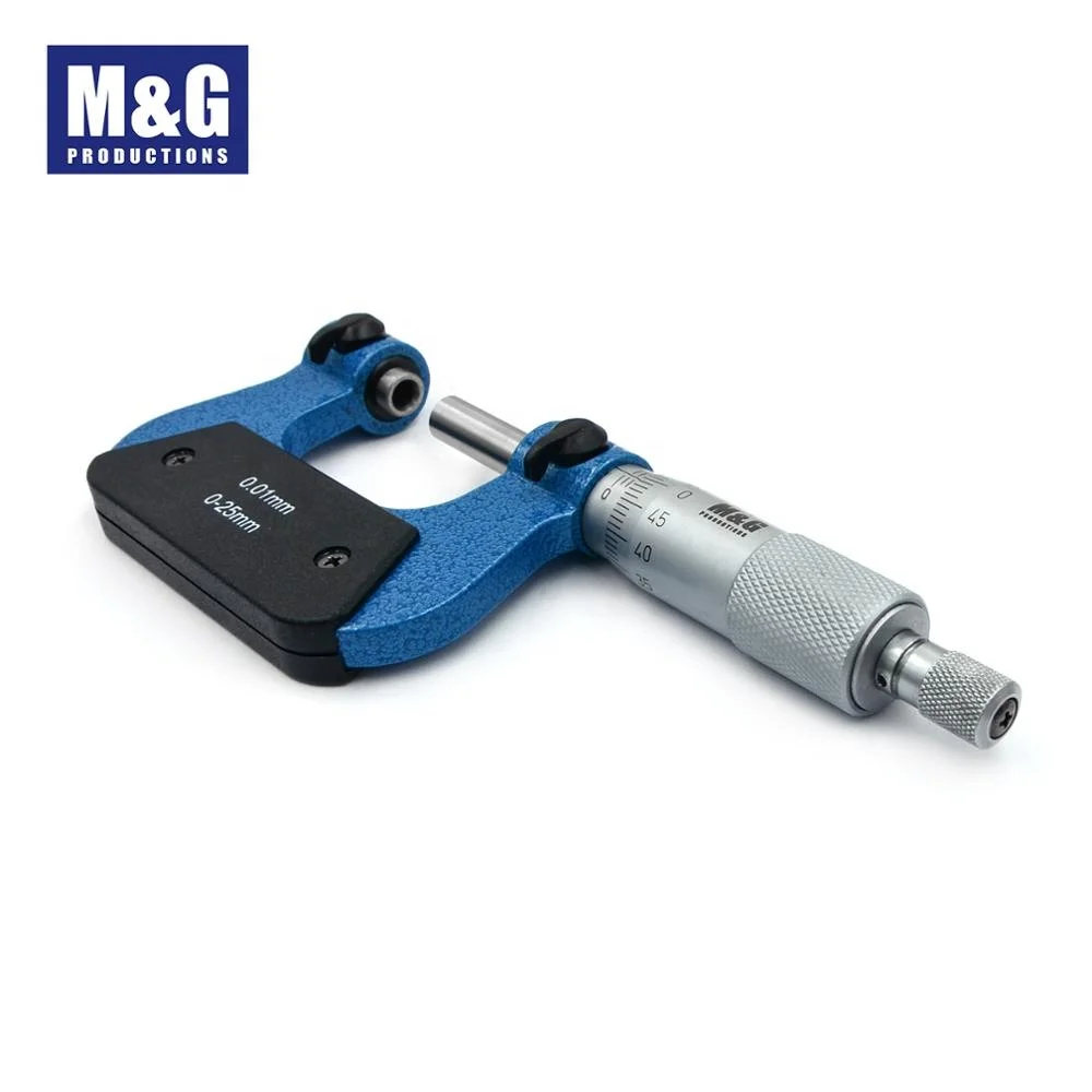 High Precision Screw Thread Micrometers Set With Interchangeable Anvils ...