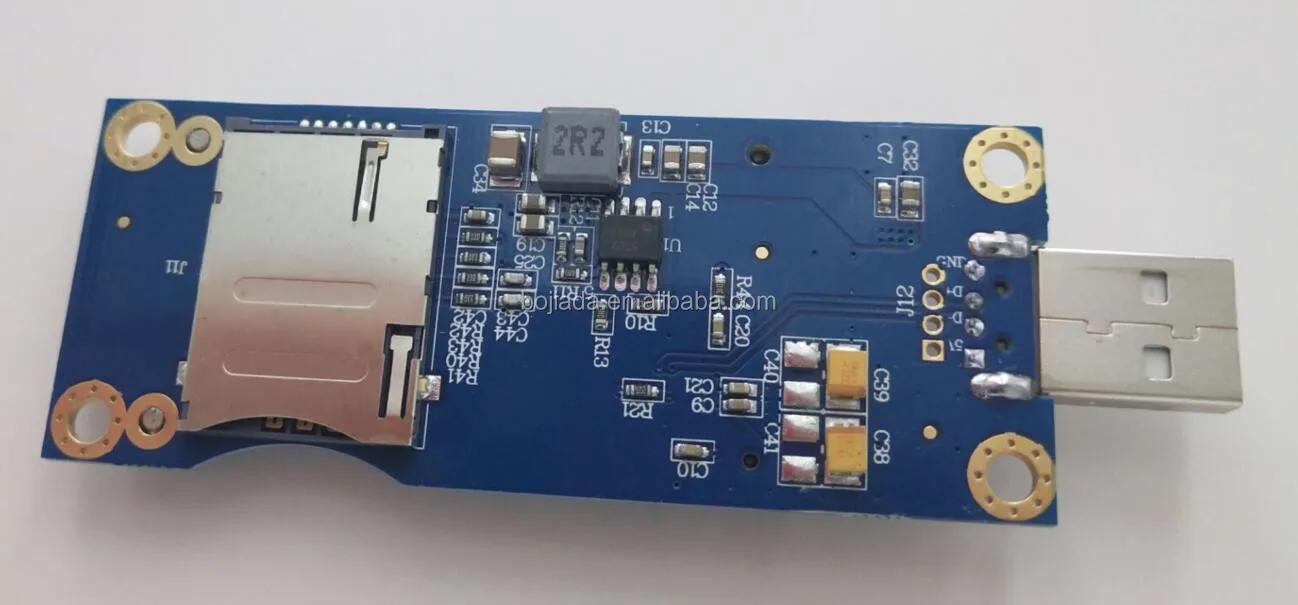 Mini PCI-E Wireless Adapter with Sim Card Slot, USB 2.0 Interface ...