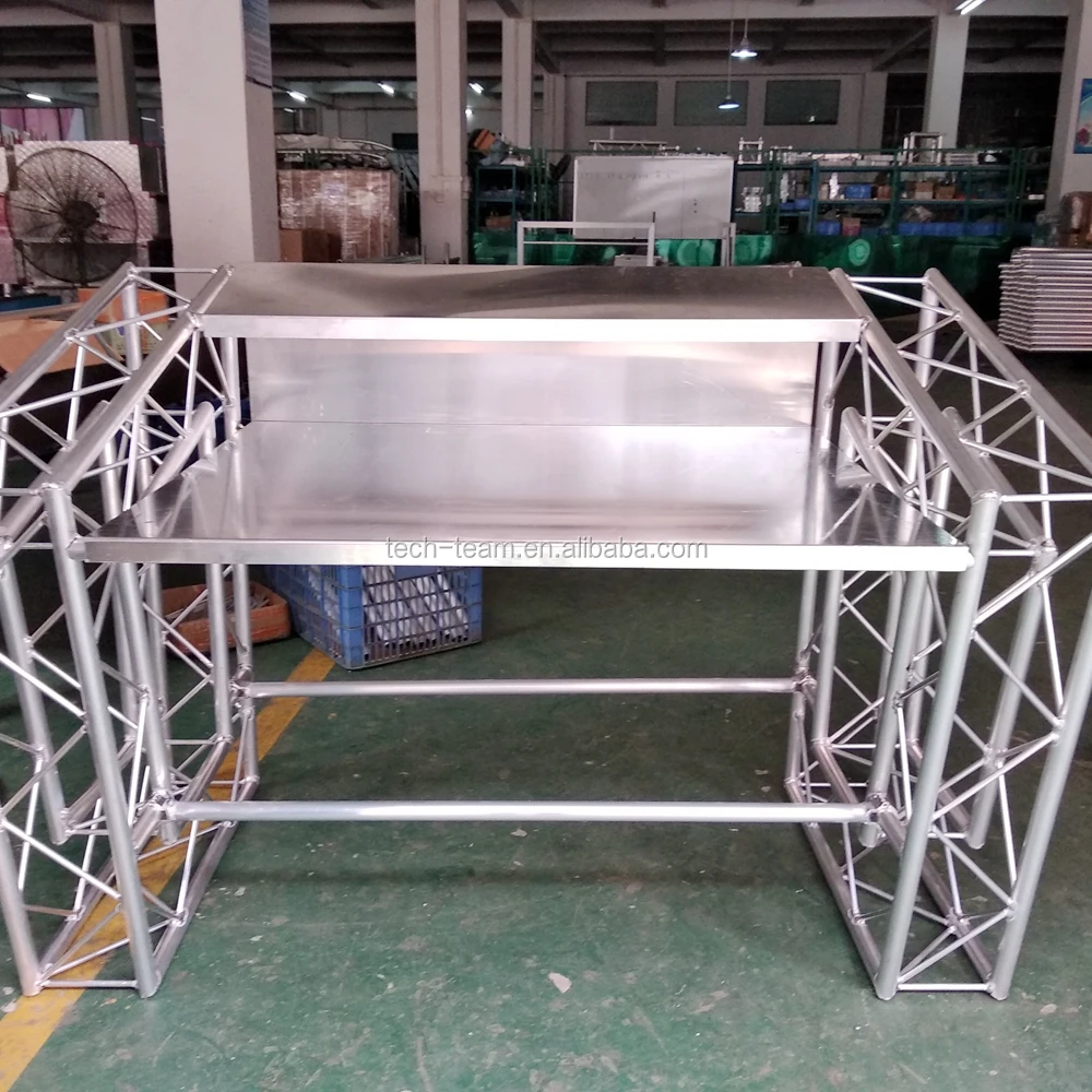 Tech Team Folding Heavy Duty Truss Style Dj Table,Dj Booth Truss For ...