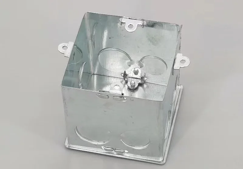 Galvanized Steel Box Fire Rated Gi Metal Back Box Electrical Metal ...
