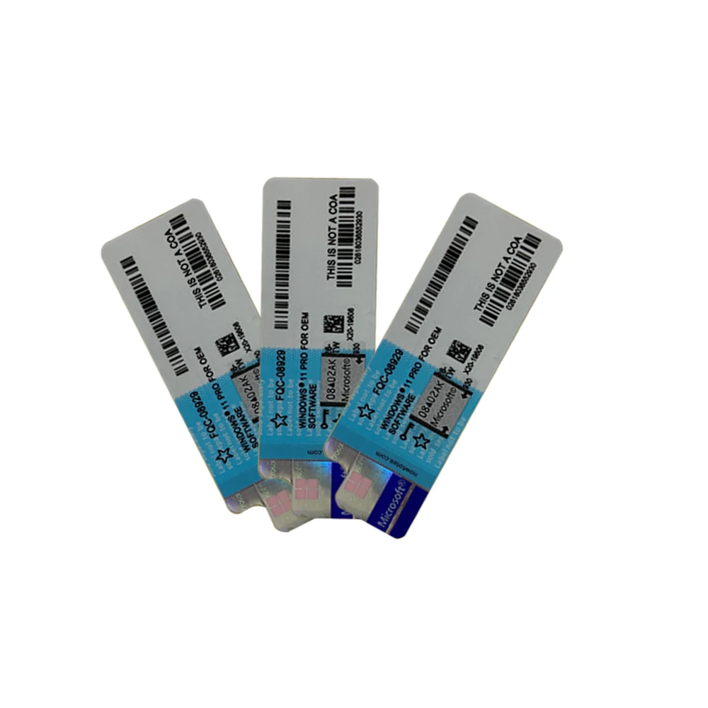 Windows 11 Pro Retail Key Blue Sticker Multi-language Win 10 ...