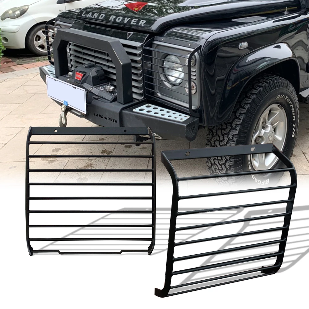 Front and Rear Fog Light Cover for Land Rover Defender 90 110 (2015 ...