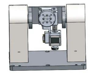 Wmd2h Precision Motorized Positioning Rotating Stage Two Axis Plate Xy ...