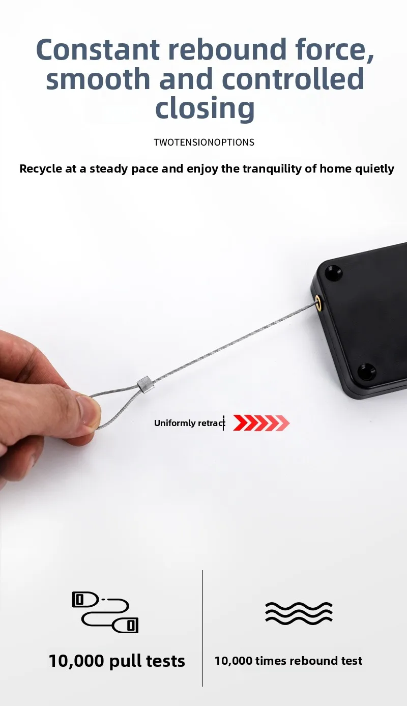 Modern Automatic Door Closer for Hotels Households Simple Silent Pull ...