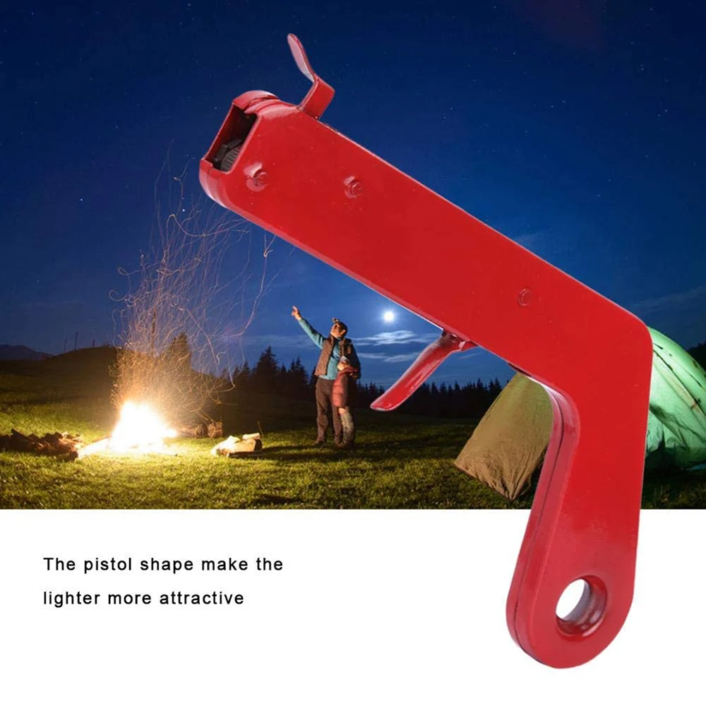 Pistol Style Flint Lighter Professional Portable Acetylene Gas Lighter ...