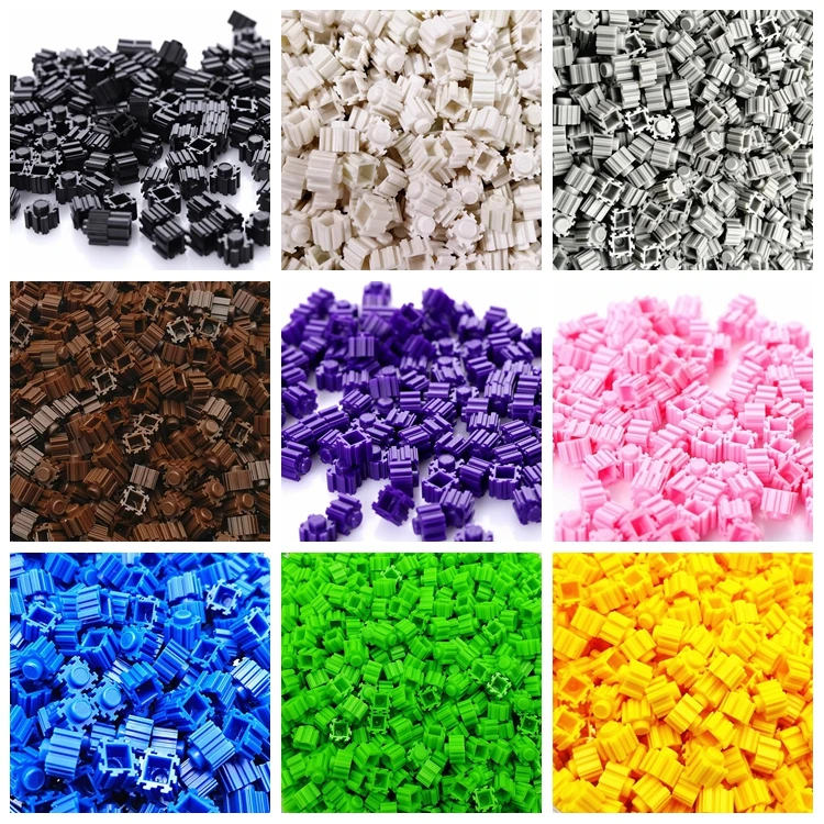 4-sided Pixel Building Blocks - Customize Colors & Connect