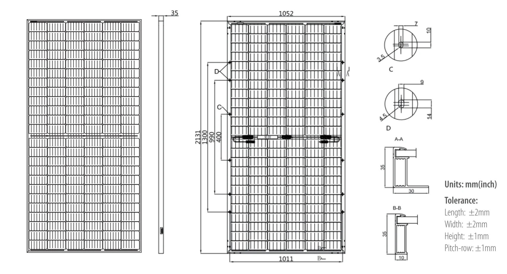 Longi Solar Bifacial Solar Panel Mono Crystalline 430w 435w 440w 445w ...