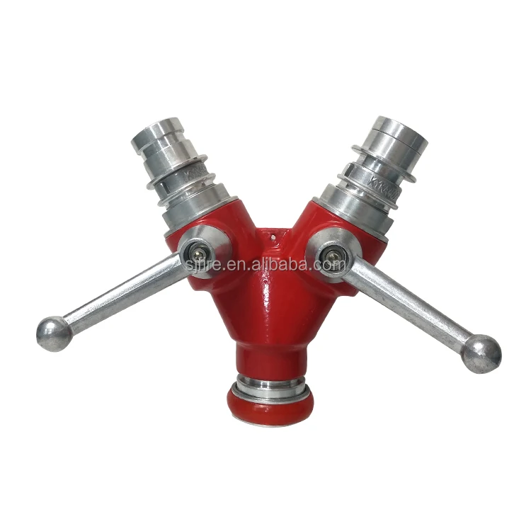 2 Ways Fire Water Divider Machino Fire Hose Divider for Firefighting ...