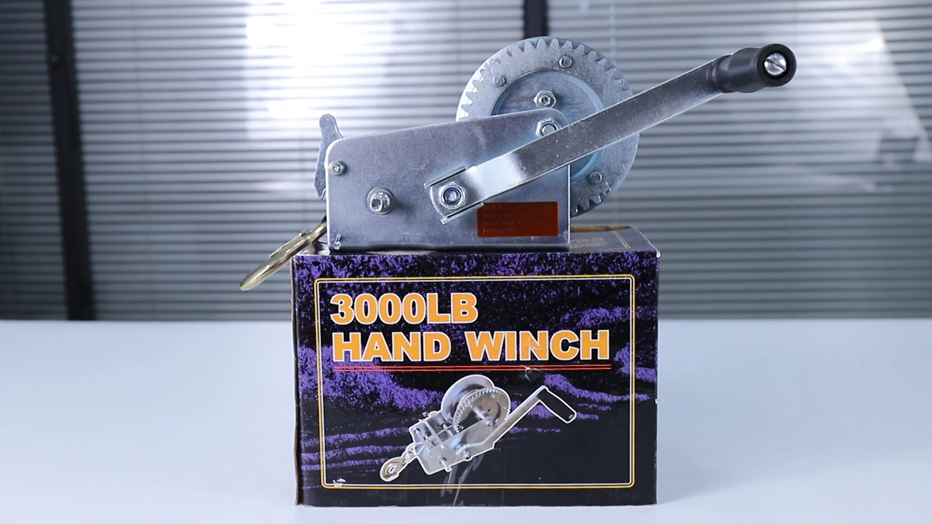 Dual Gear Hand Winch Heavy Duty Manual Crank Winch Steel With 10m ...