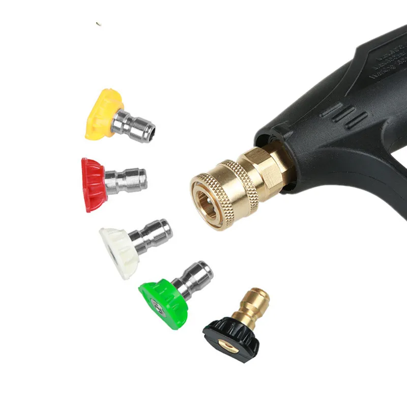 Stainless Steel 1/4 Quick Connect High Pressure Car Washer 5 Color ...