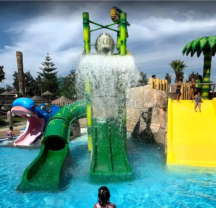Coconut Tree Forest Theme Splash Pad Water Playground - Buy Play ...