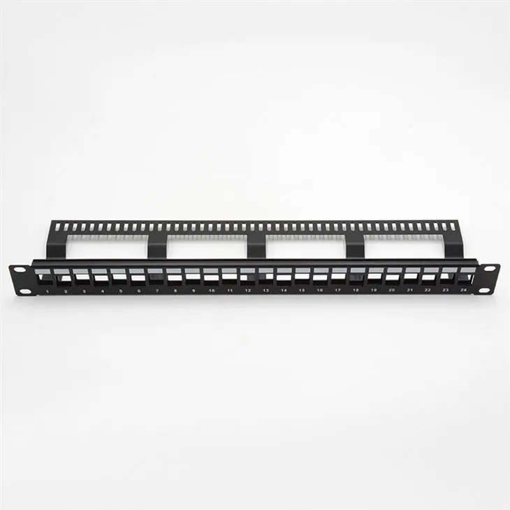 Network Empty Patch Panel 24 Ports 1u 19 Inch Blank Panel High Density ...