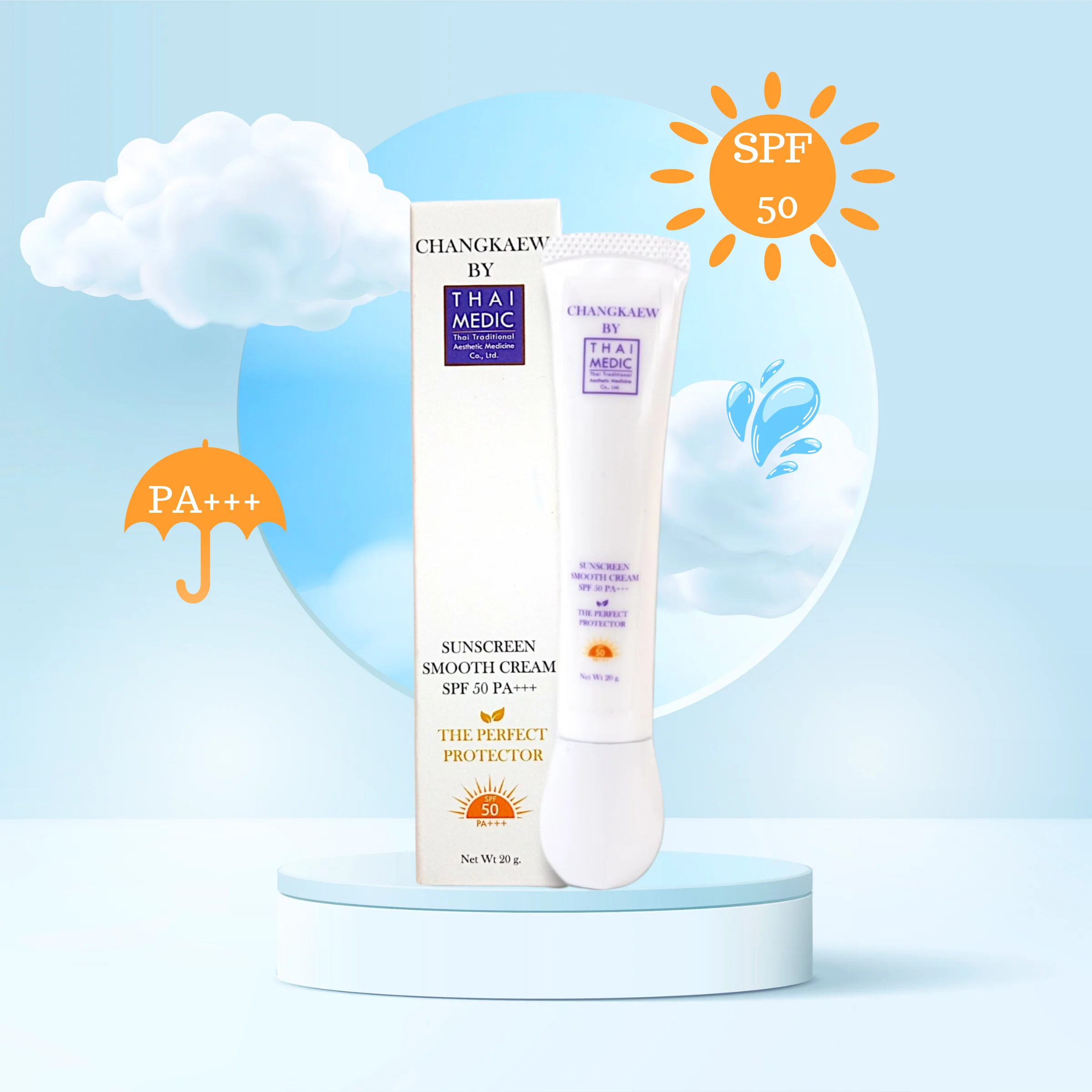 Sunscreen Smooth Cream Spf 50 Pa+++ Broad Spectrum High Spf Sun ...