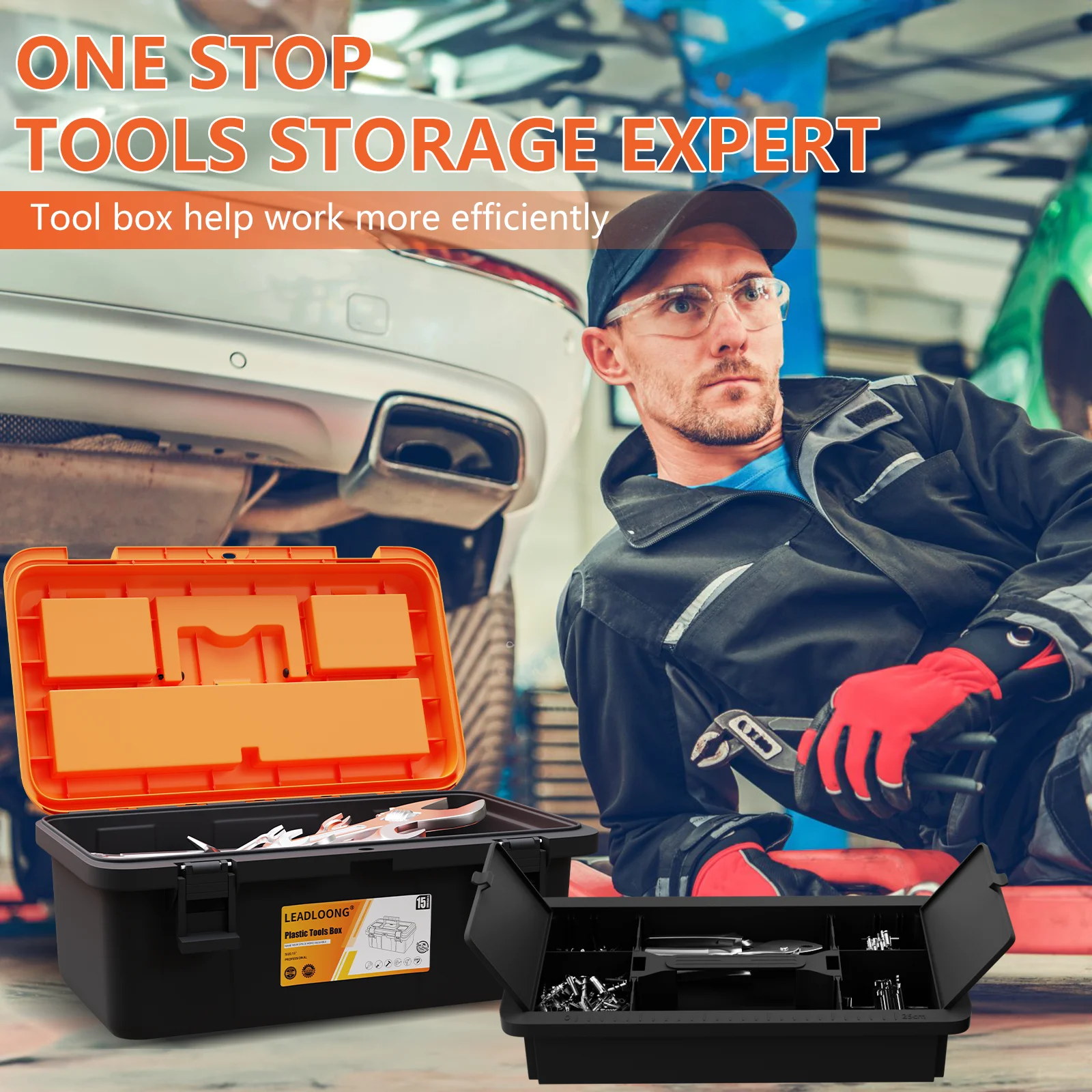 17inch Plastic Toolbox - Efficient Storage Solutions