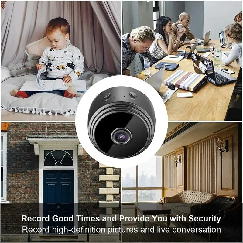 A9 Mini WiFi Camera 1080P - Indoor Magnetic Security Camera with Night ...