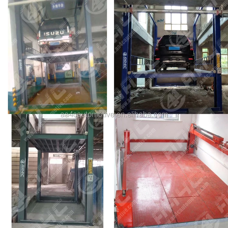 Floor Cross Car Elevator High Rise 4 Post Car Lift - 6T-20T