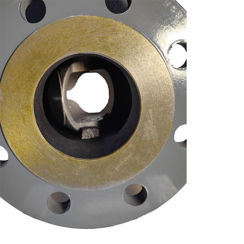 Azbil Cast Iron 2 Way Smart Remote Controls Flange Ball Valve Motorized ...