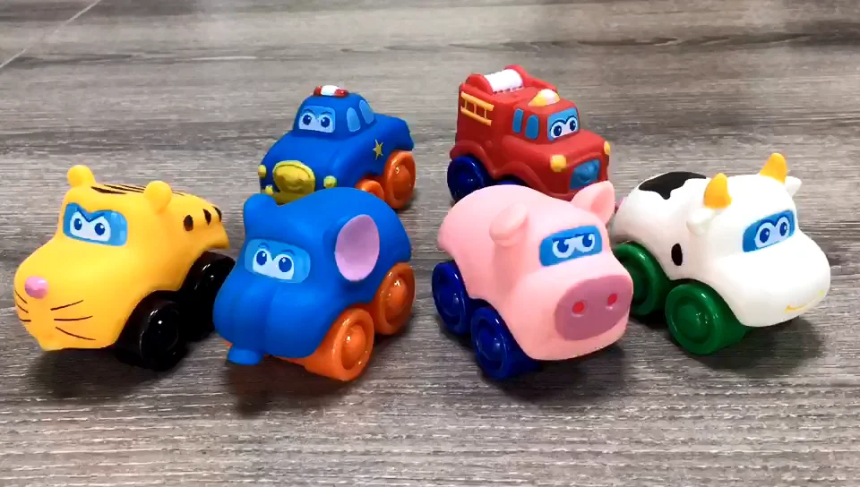 Blue Lovely Movable Race Push Car Mini Little Baby Car Toys Set ...