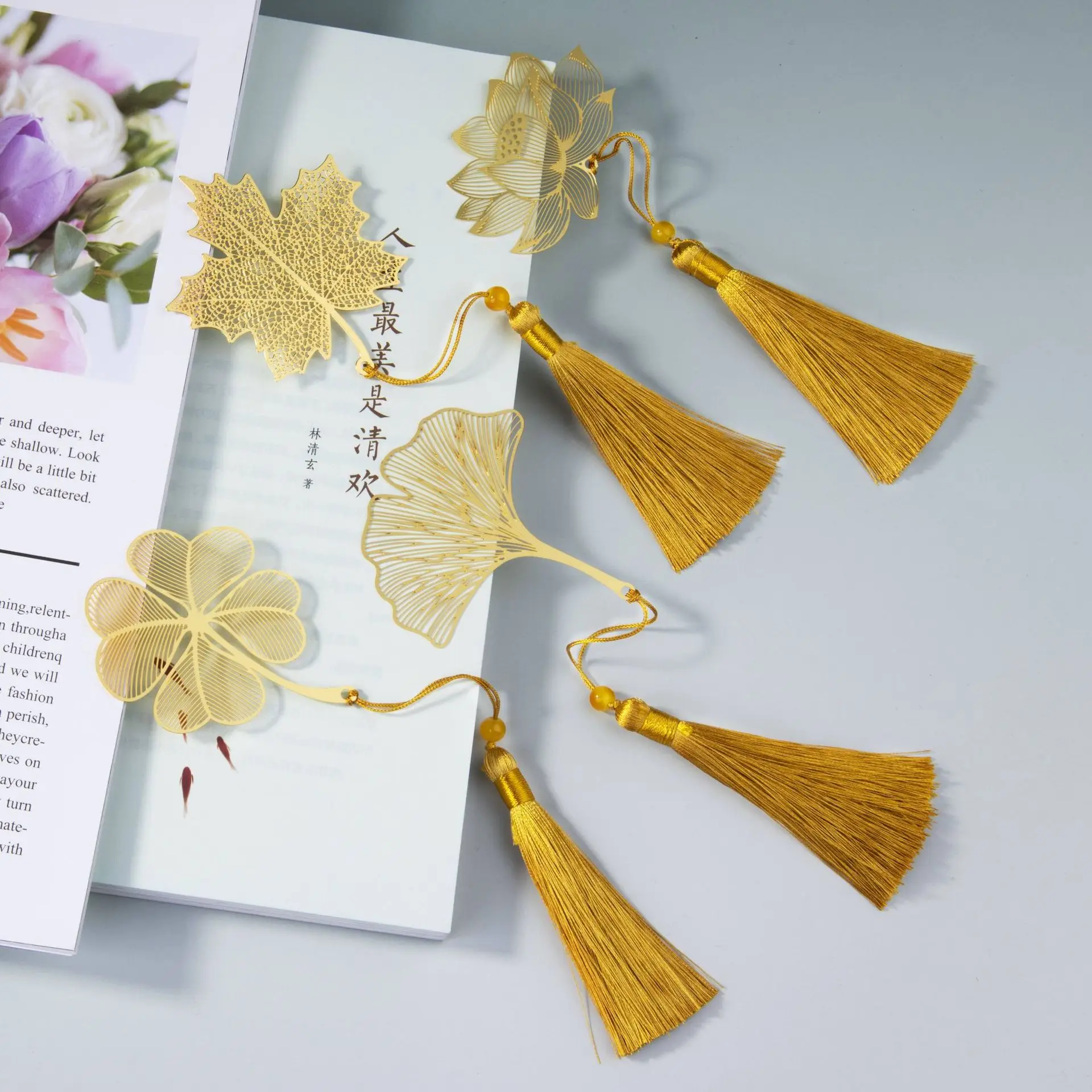 Belonging To Bookmarks Fixed Tree Leaf Vein Bookmarks Student Supplies ...