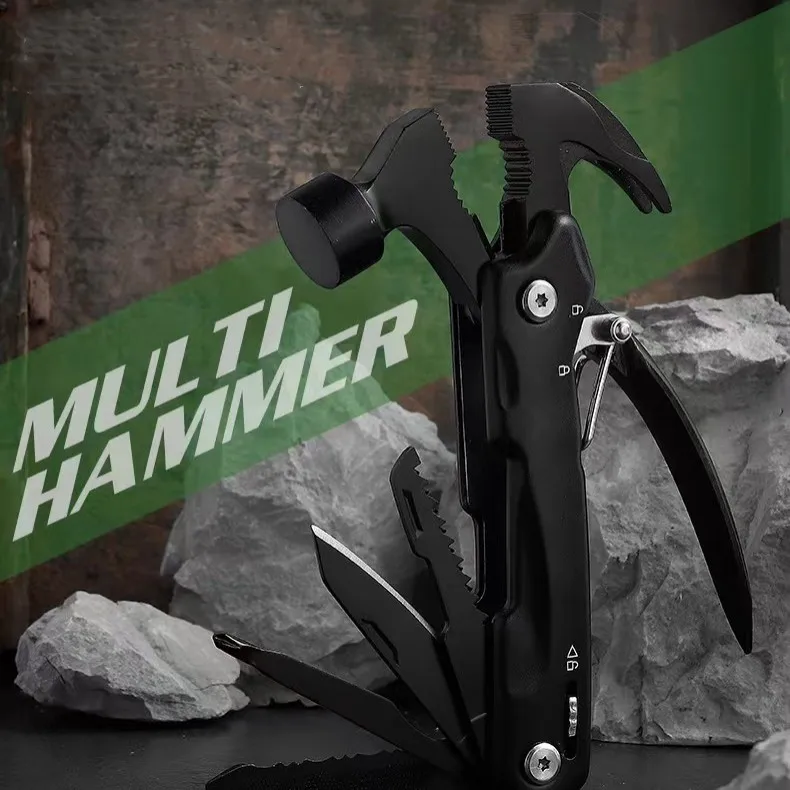12 in 1hammer Multi-Tool - Multi-Functional Mini Hammer Camping Gear ...