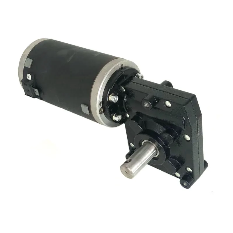 12V Dc Motor With 90 Degree Gearbox 12V 24V 500 Watt 110Rpm Dc Worm ...