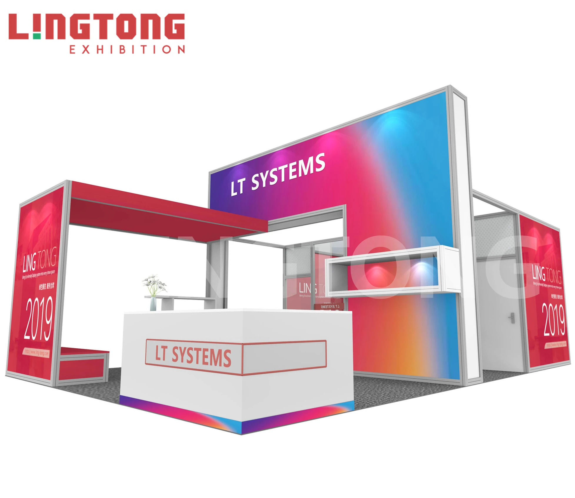 6x9 Aluminum Exhibition Booth Stand Design - Easy to Install Modular ...