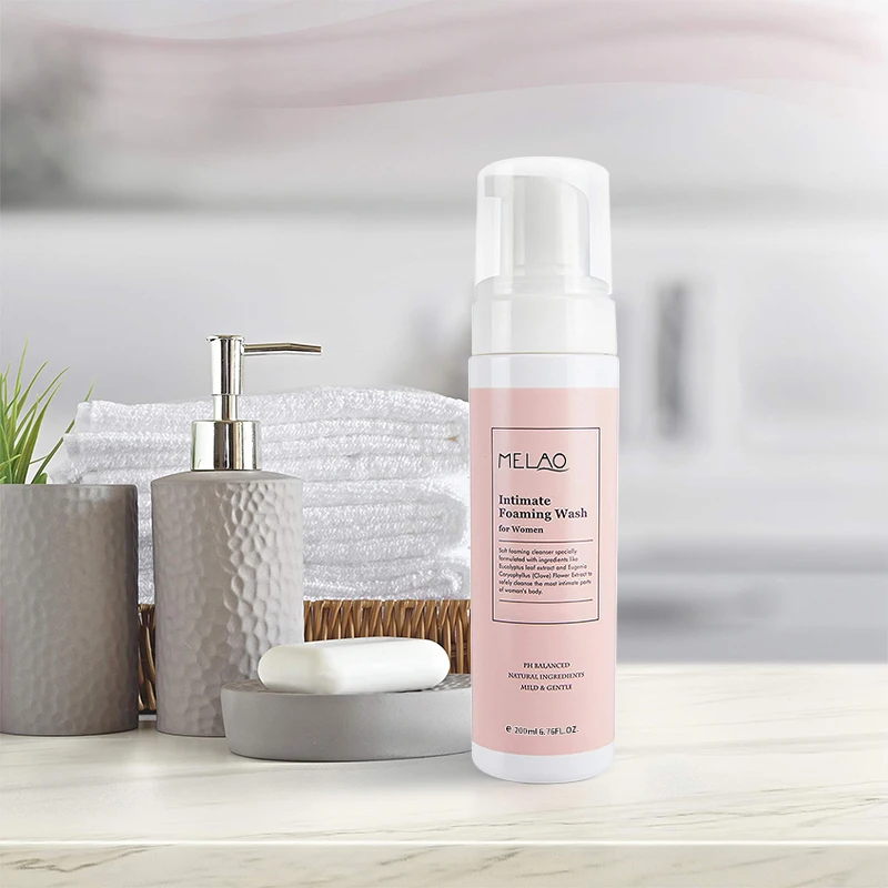 Private Label PH Balanced Women Vaginal Foaming Wash Organic Feminine ...