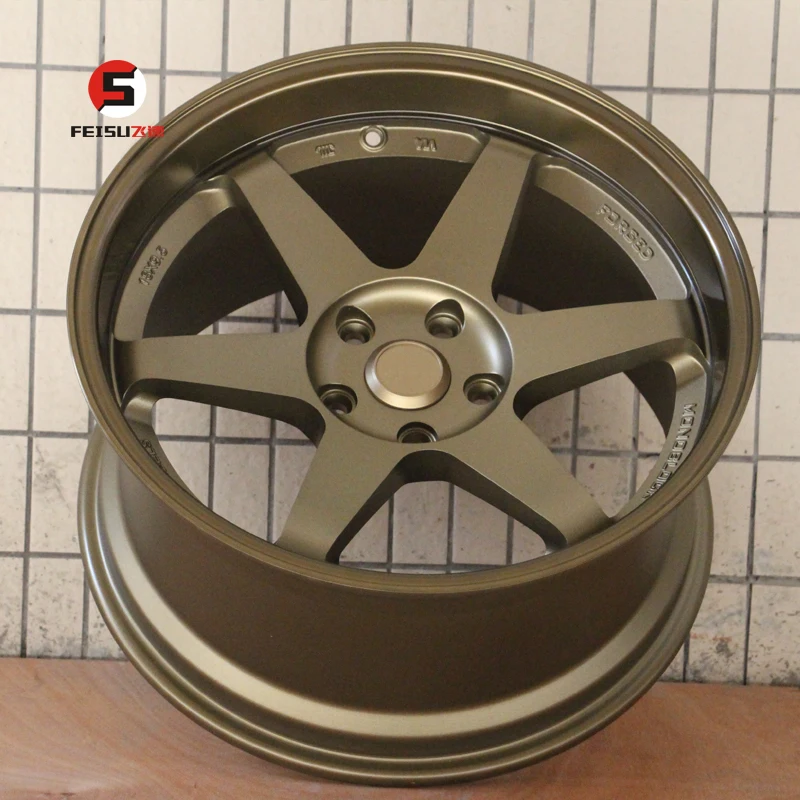 18inch TE37 Aluminum Alloy Wheels - Bronze Racing Car Rims