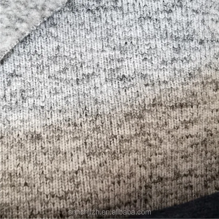 Custom Cationic Hacci Brushed Fleece Fabric - 100% Polyester Knit Oem