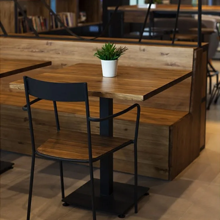 Modern High Quality Square Restaurant Table Wooden Dinning Table For ...