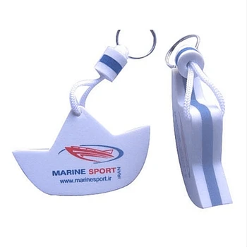 Custom Shaped Floating Boat Eva Foam Keychains With Printed Logo - Buy ...