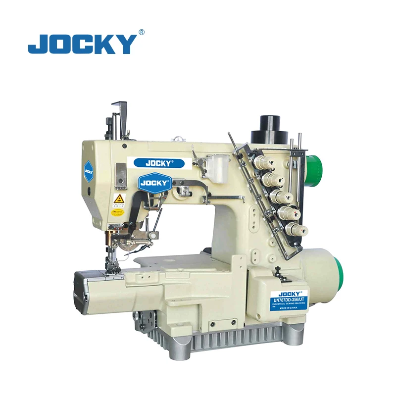JK787DD-356/UT Small cylinder bed interlock flat lock sewing machine ...
